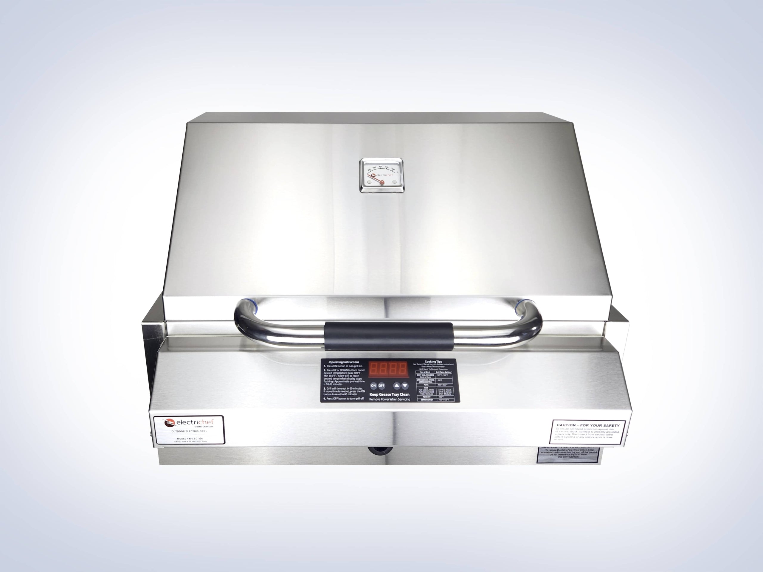 Electri-Chef Emerald 24″ Marine Built-In Outdoor Electric Grill - 4400
