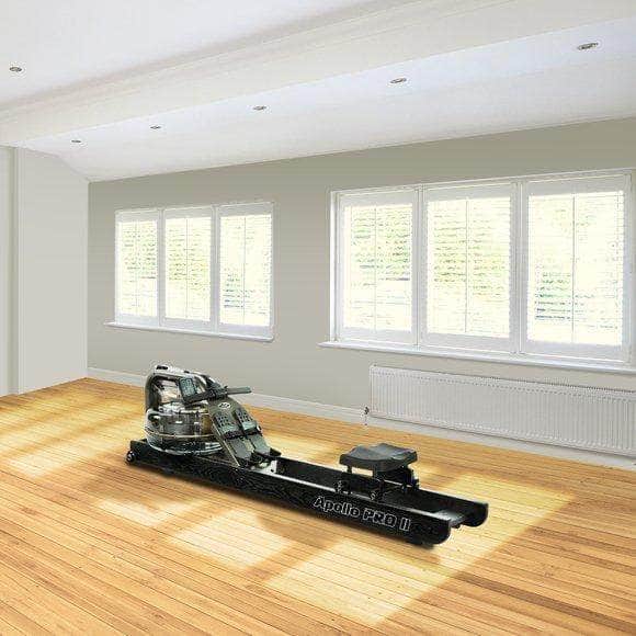 First Degree Fitness Apollo Pro II Black Reserve Indoor Water Rower ...