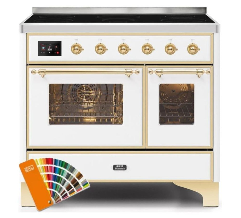 ILVE 40 Inch Majestic II Series Freestanding Electric Double Oven Rang