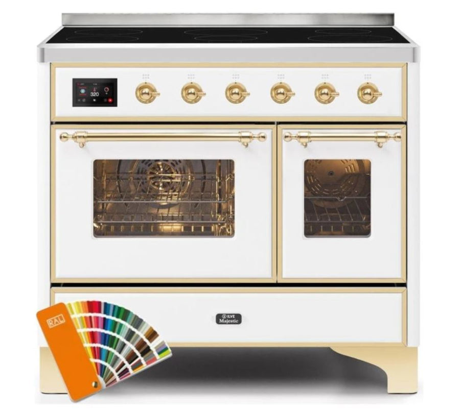 ILVE 40 Inch Majestic II Series Freestanding Electric Double Oven Rang