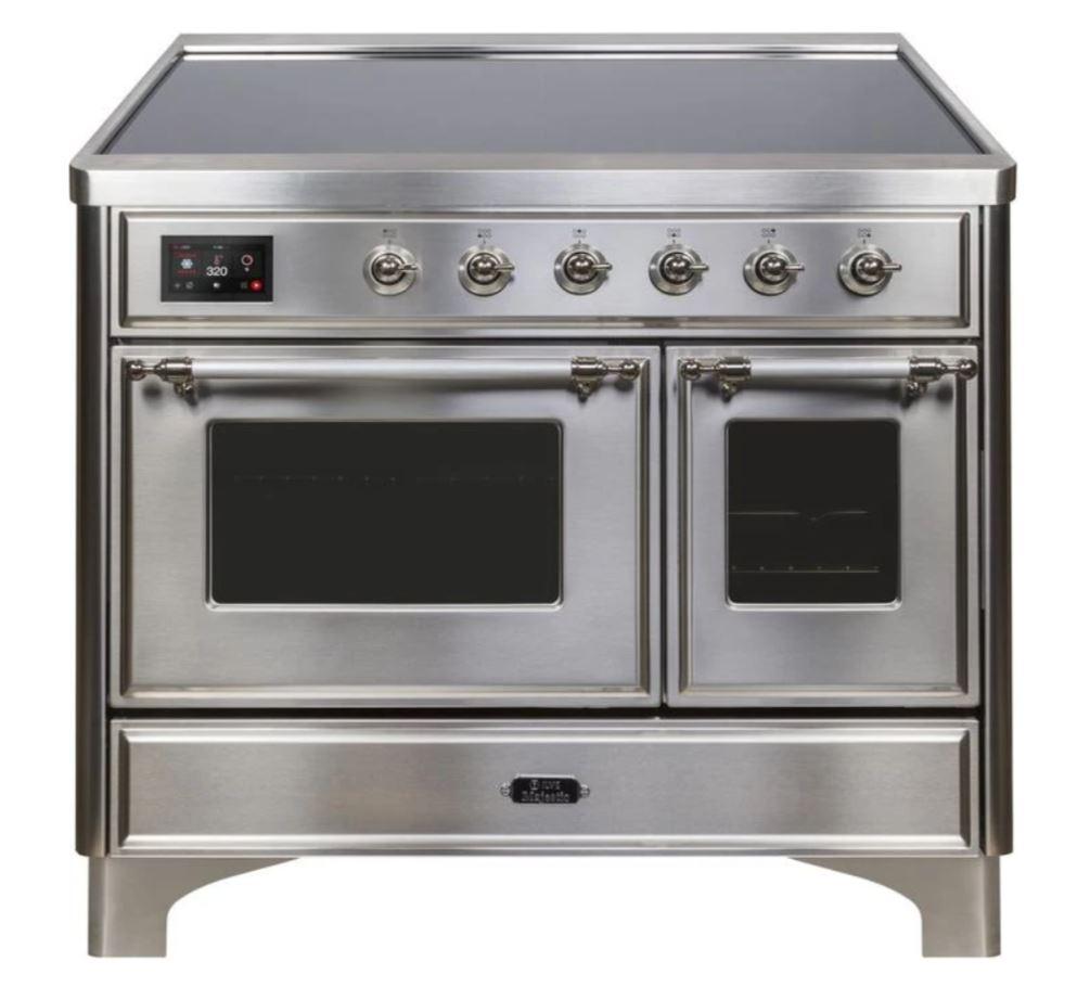 ILVE 40 Inch Majestic II Series Freestanding Electric Double Oven Rang ...