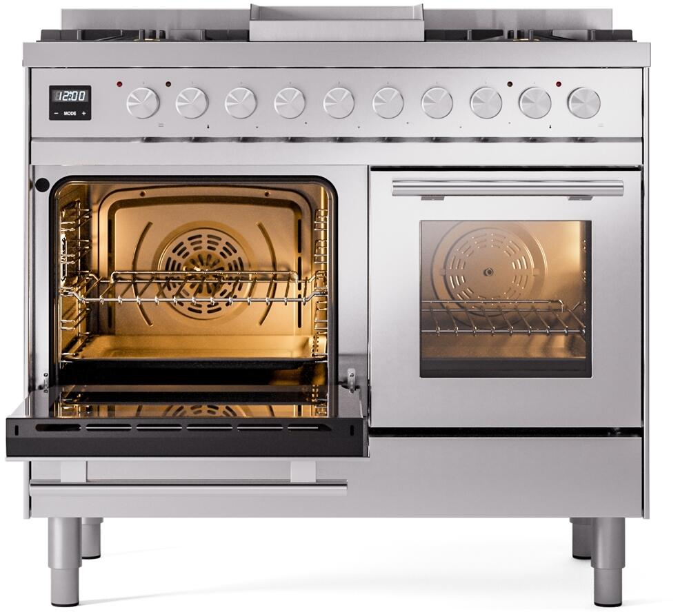 ILVE Professional Plus II 40-Inch Freestanding Dual Fuel Range with 6